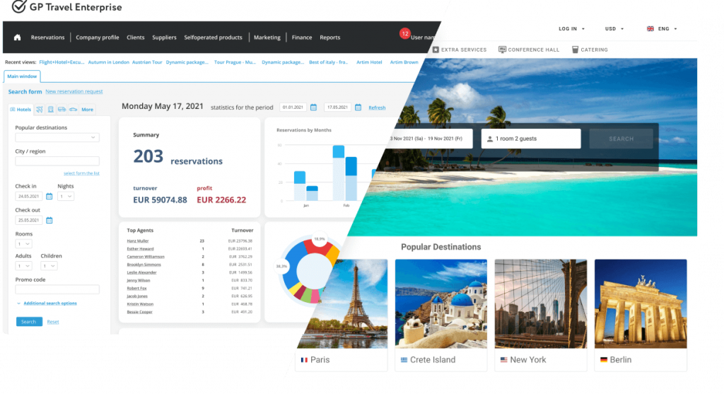 Tour Operator Back Office Software: Back Office Platform Structure ...