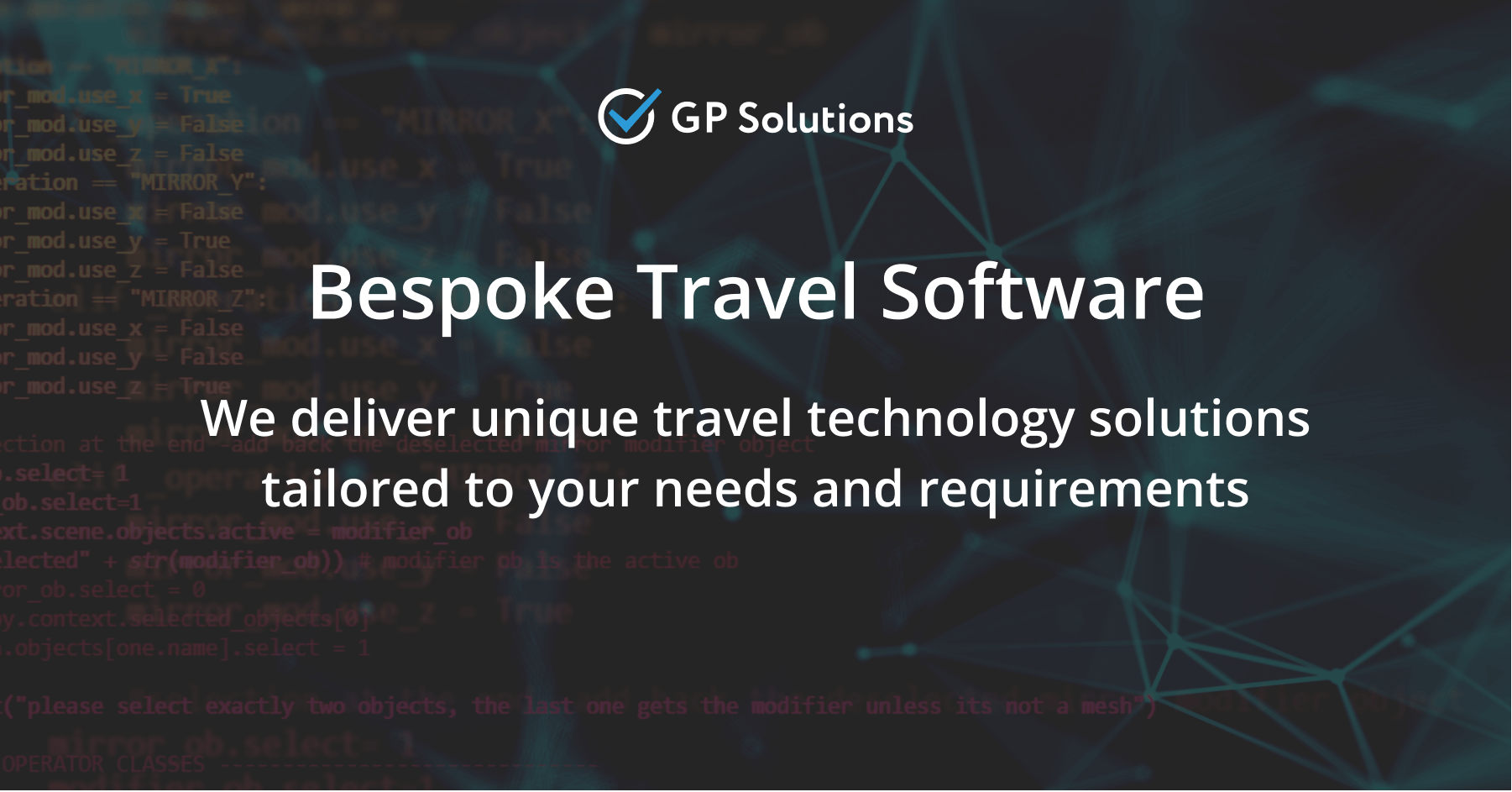 Bespoke Travel Software: Tailor-Made Travel Application & Software ...