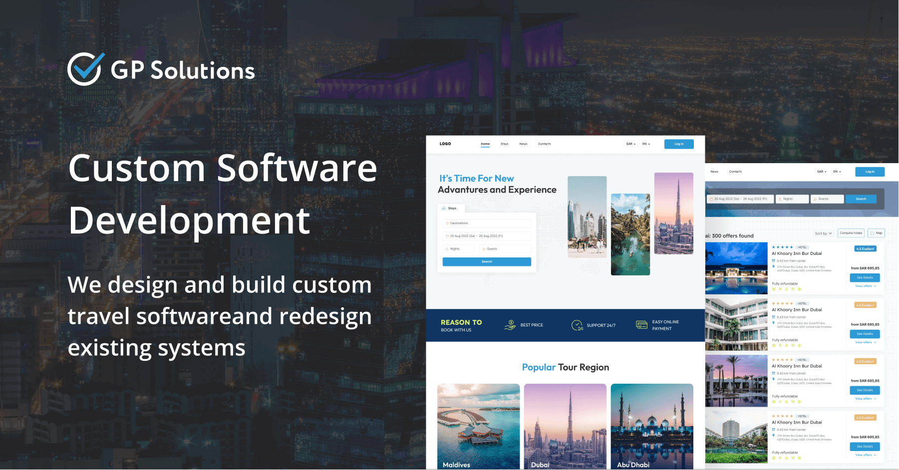 Custom Travel Software Development | GP Solutions