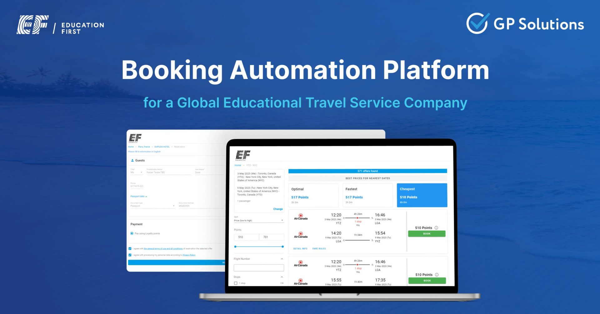 Booking Automation Platform for Educational Travel Service Company ...