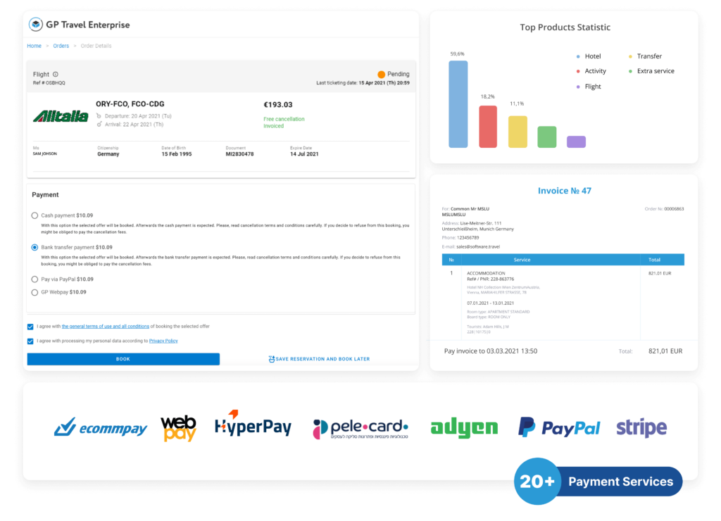 Travel Booking Engine Software: Online Portals, Mobile Apps & API ...
